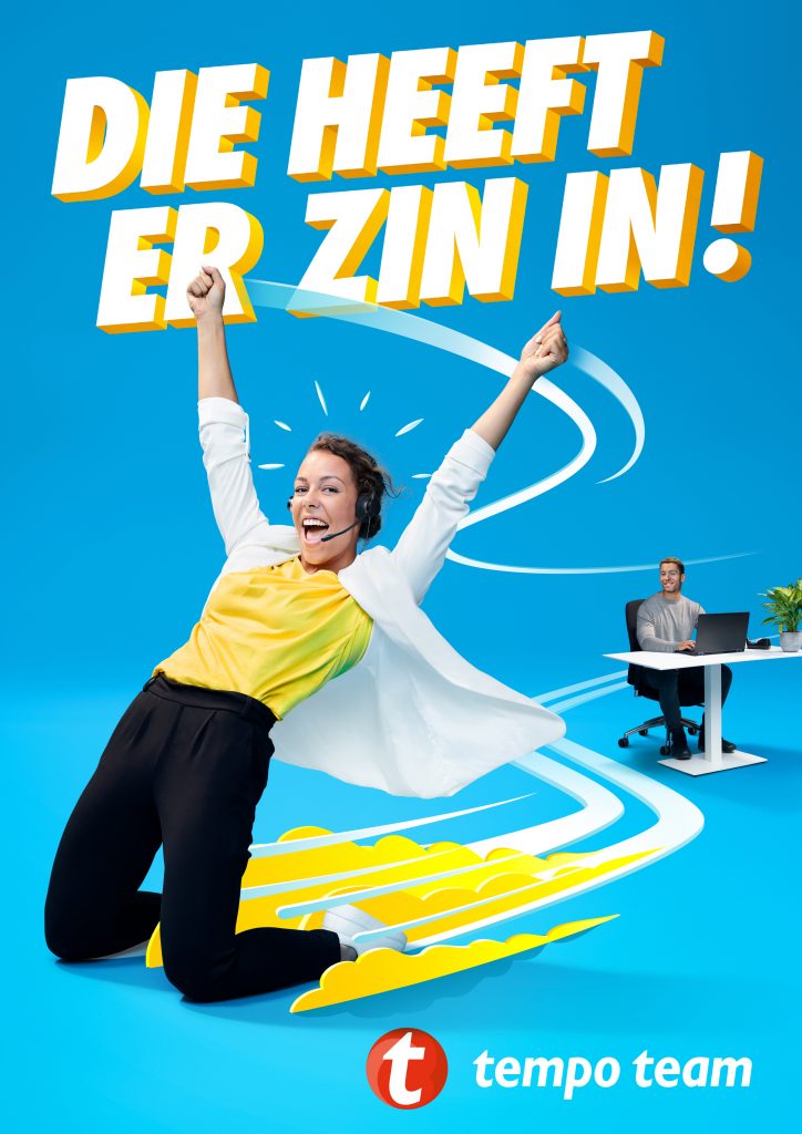 Tempo-Team lanceert nieuwe campagne ‘Die heeft er zin in’ - Emerce