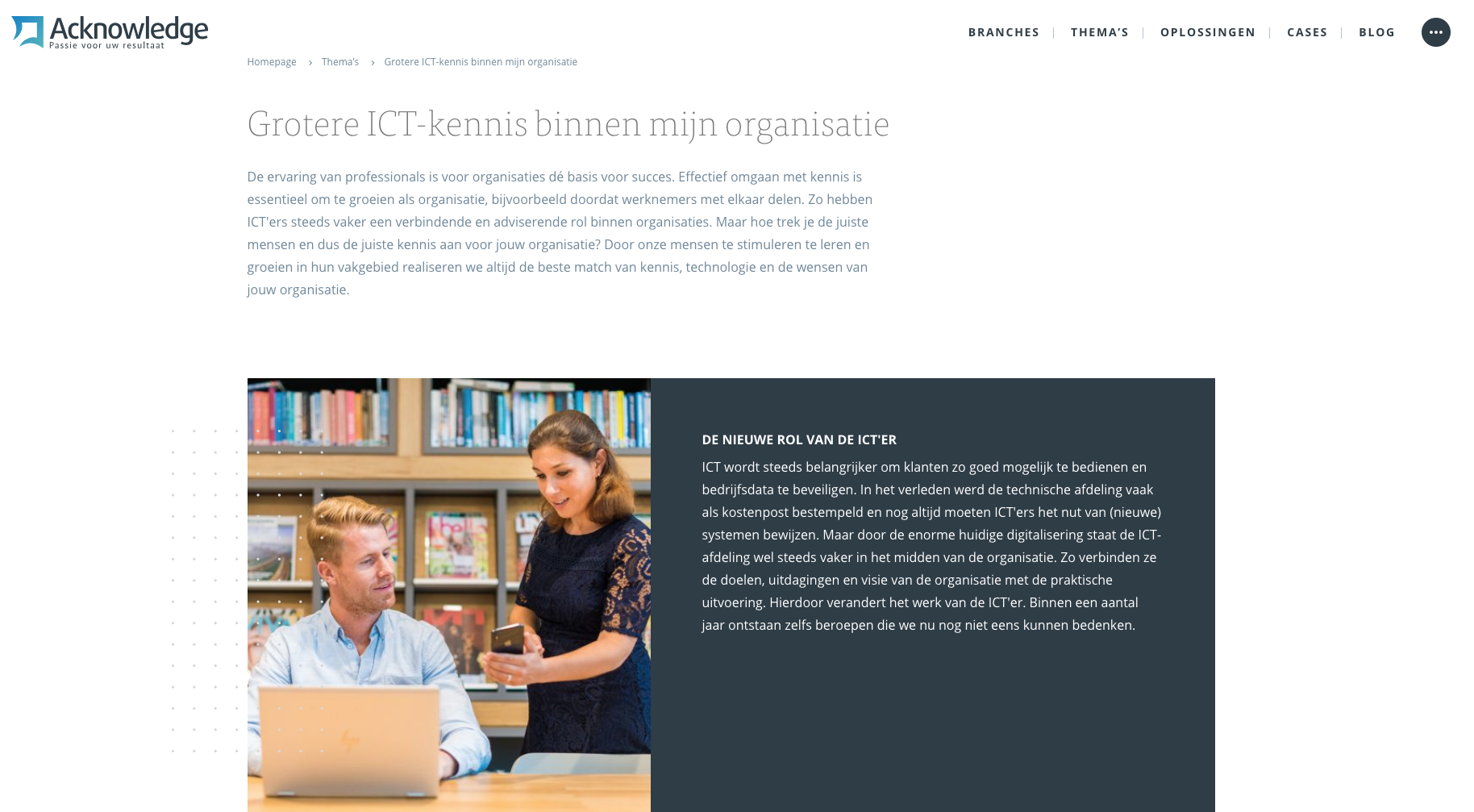 Acknowledge lanceert nieuwe gebruiksvriendelijke website - Emerce
