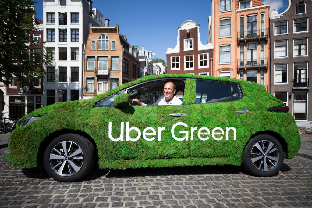 Uber start met Uber Green in Nederland - Emerce