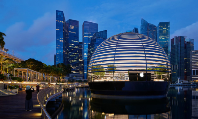 Apple opent koepelwinkel in Singapore - Emerce