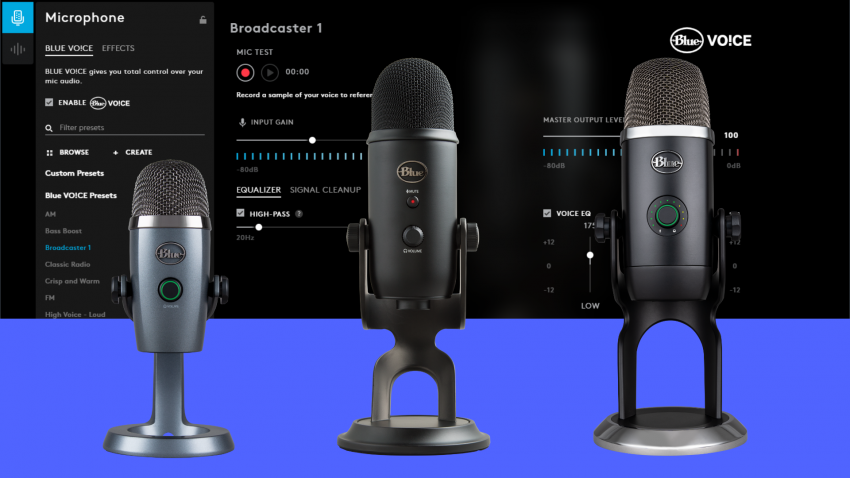 VO!CE-software voor alle Blue Yeti-, Yeti Nano- en Yeti X USB ...