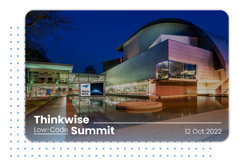 Thinkwise Low-Code Summit 2022 - Emerce