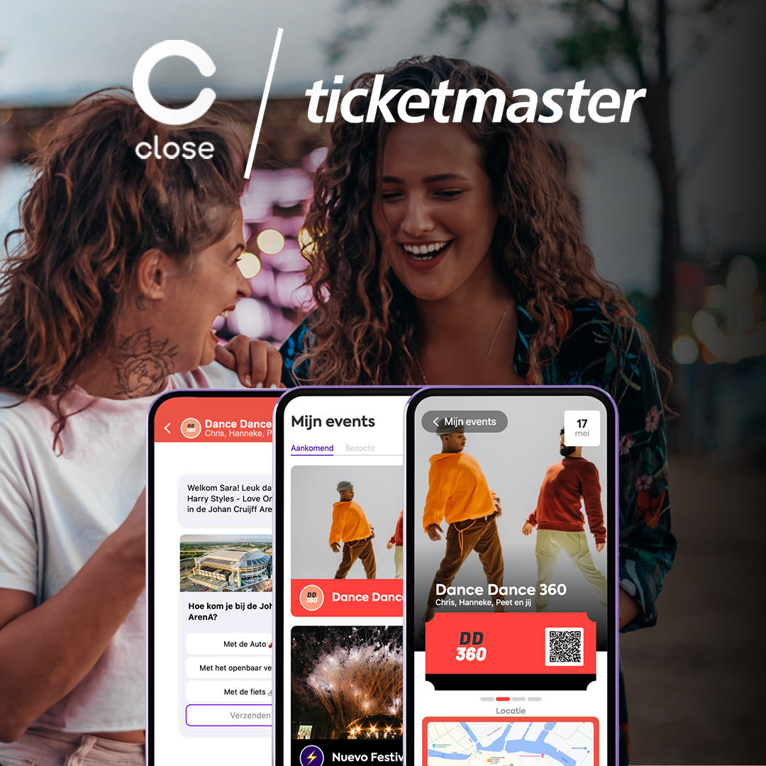Close en Ticketmaster bundelen krachten - Emerce