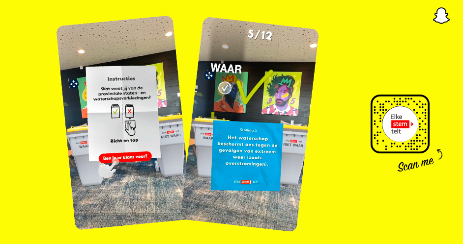 Snapchat lanceert verkiezingslens - Emerce