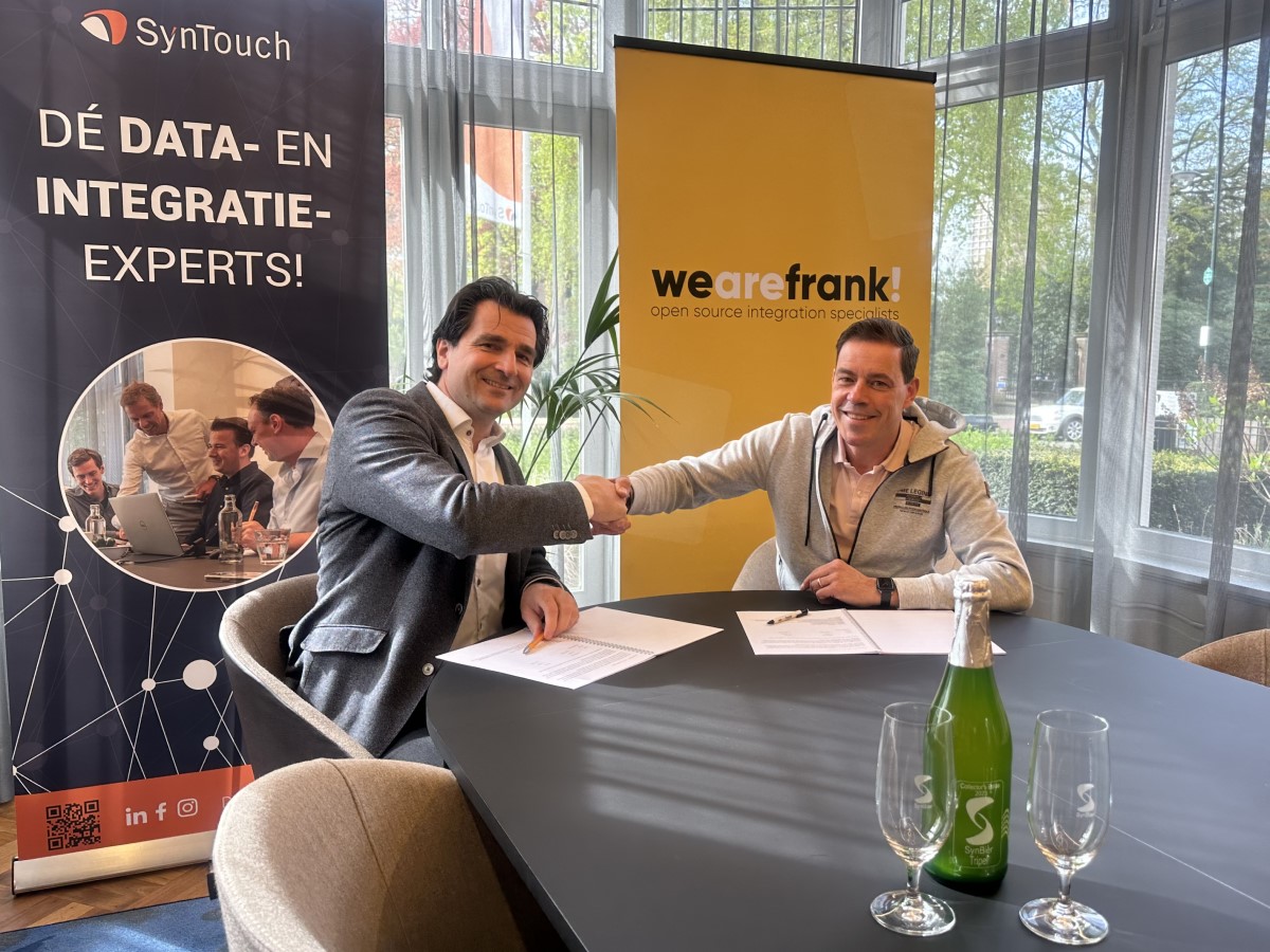 SynTouch en WeAreFrank! bundelen krachten in partnerschap - Emerce