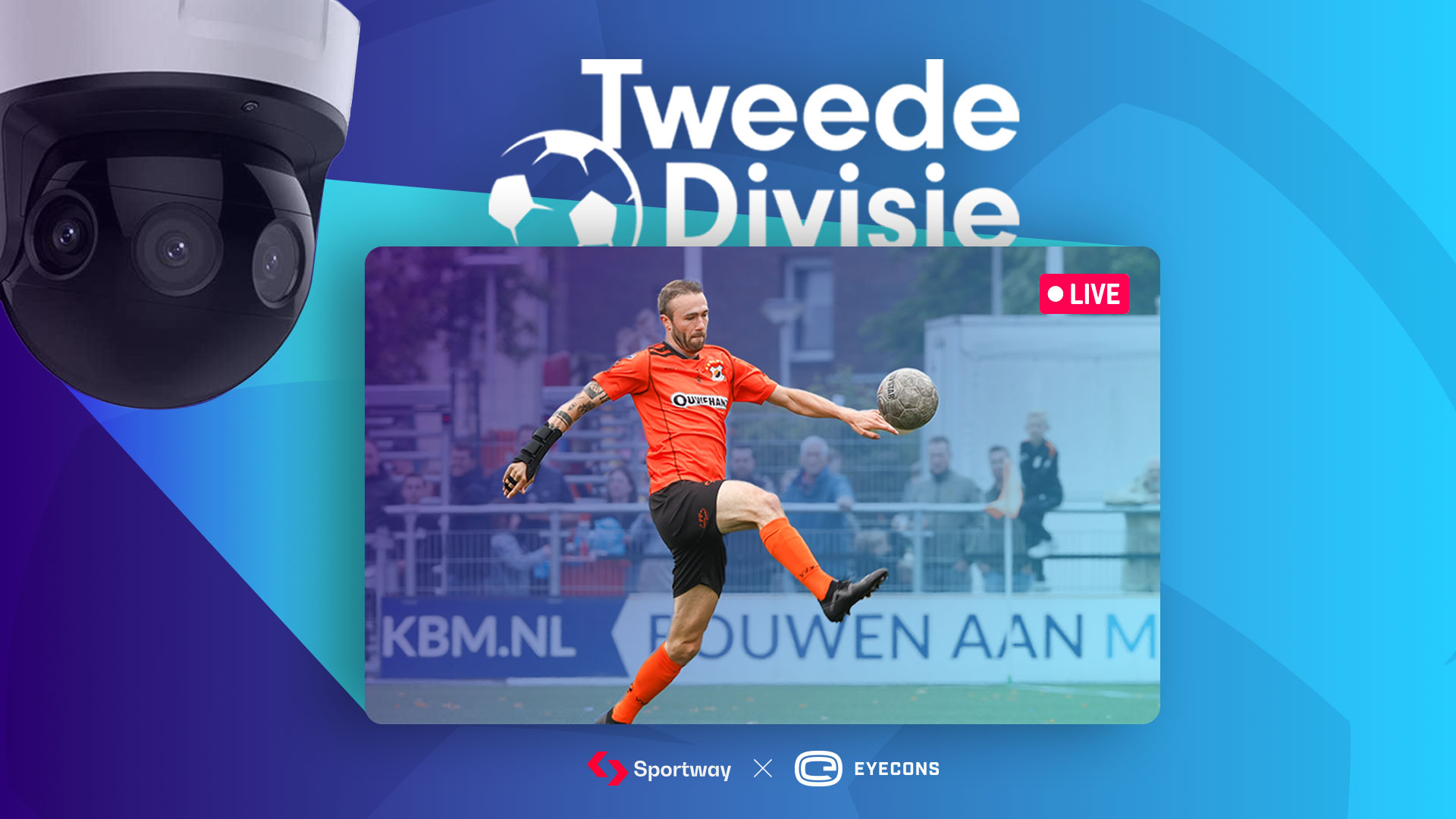 Eyecons en Sportway lanceren AI- livestreamingdienst voor Tweede Divisie Voetbal - Emerce