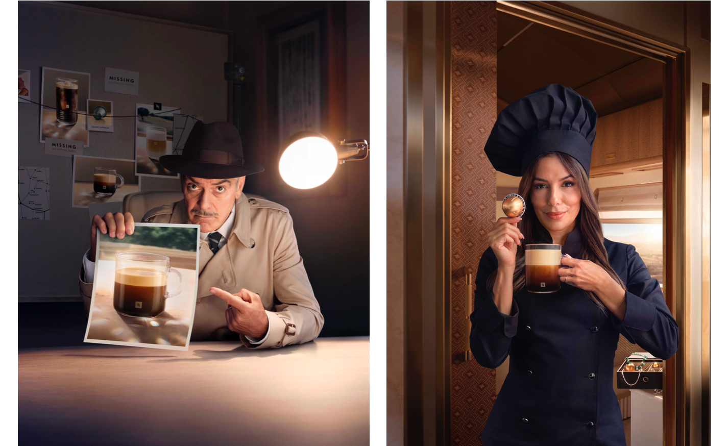 Nespresso introduceert nieuwe gezichten en George Clooney als detective ...